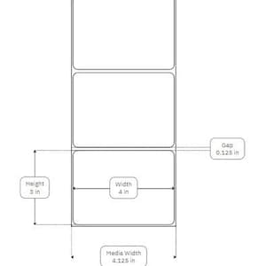 Custom Rectangular Label Stickers for Jars, Bags, Boxes and More - 100 ...