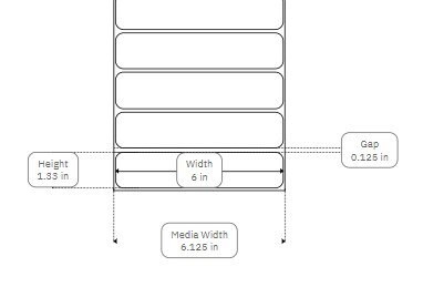 Custom Rectangular Label Stickers for Jars, Bags, Boxes and More 100 ...