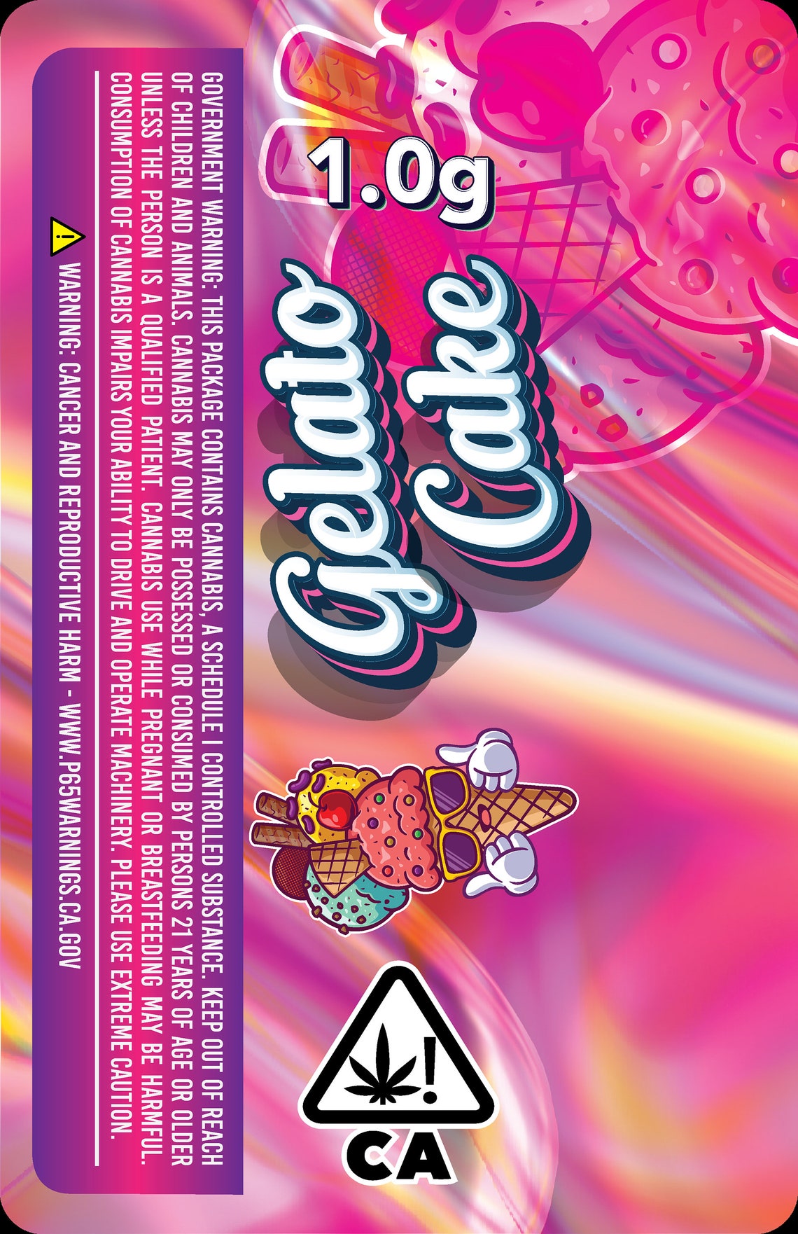 Strain Label Stickers for Glass Preroll Vials Only - Etsy