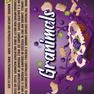 Strain Label Stickers for Plastic Pop Top Preroll Vials - 2.5" X 3.5 ...