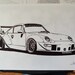 Porsche 911 RWB Line Art Print - Etsy