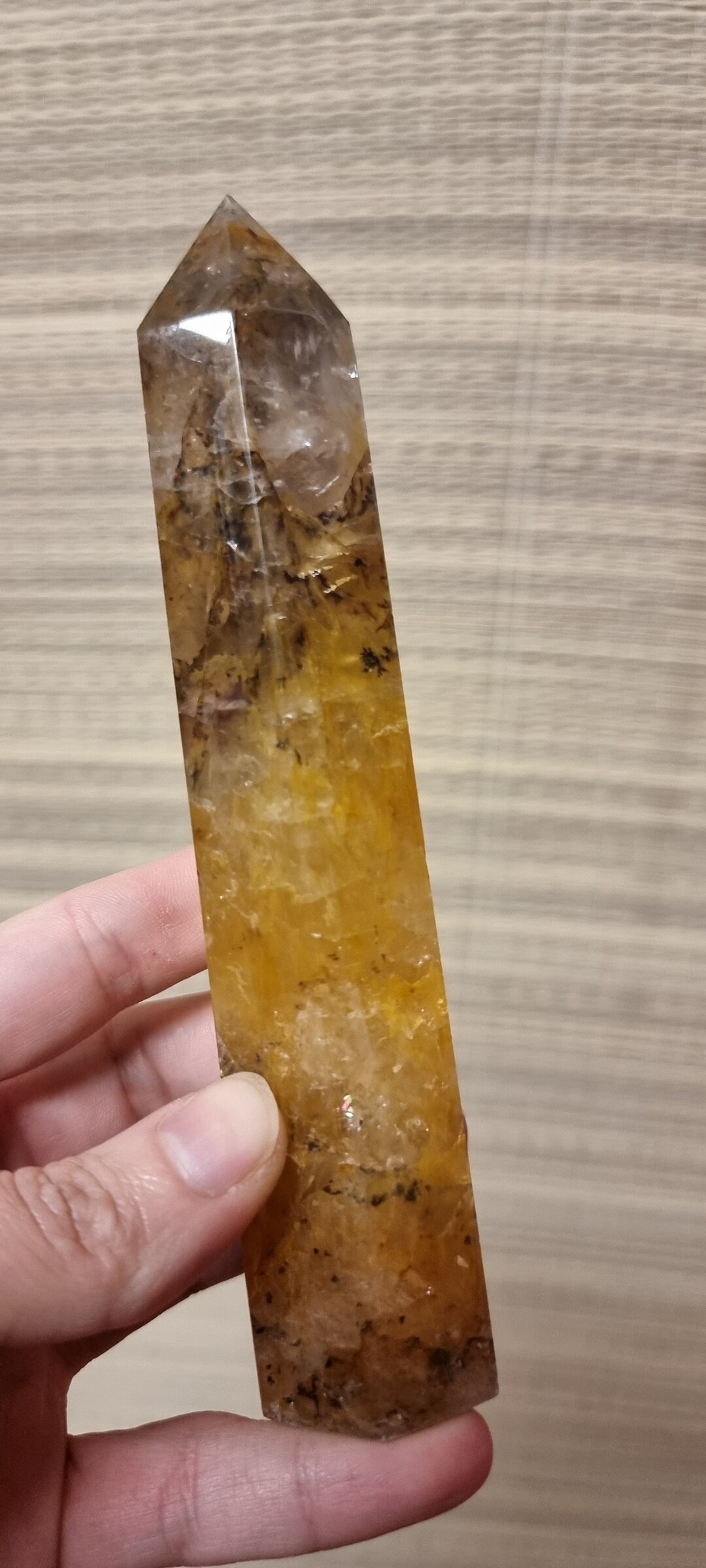 6.3 Inch Golden Healer Tower With Dendrtic Inclusions - Etsy