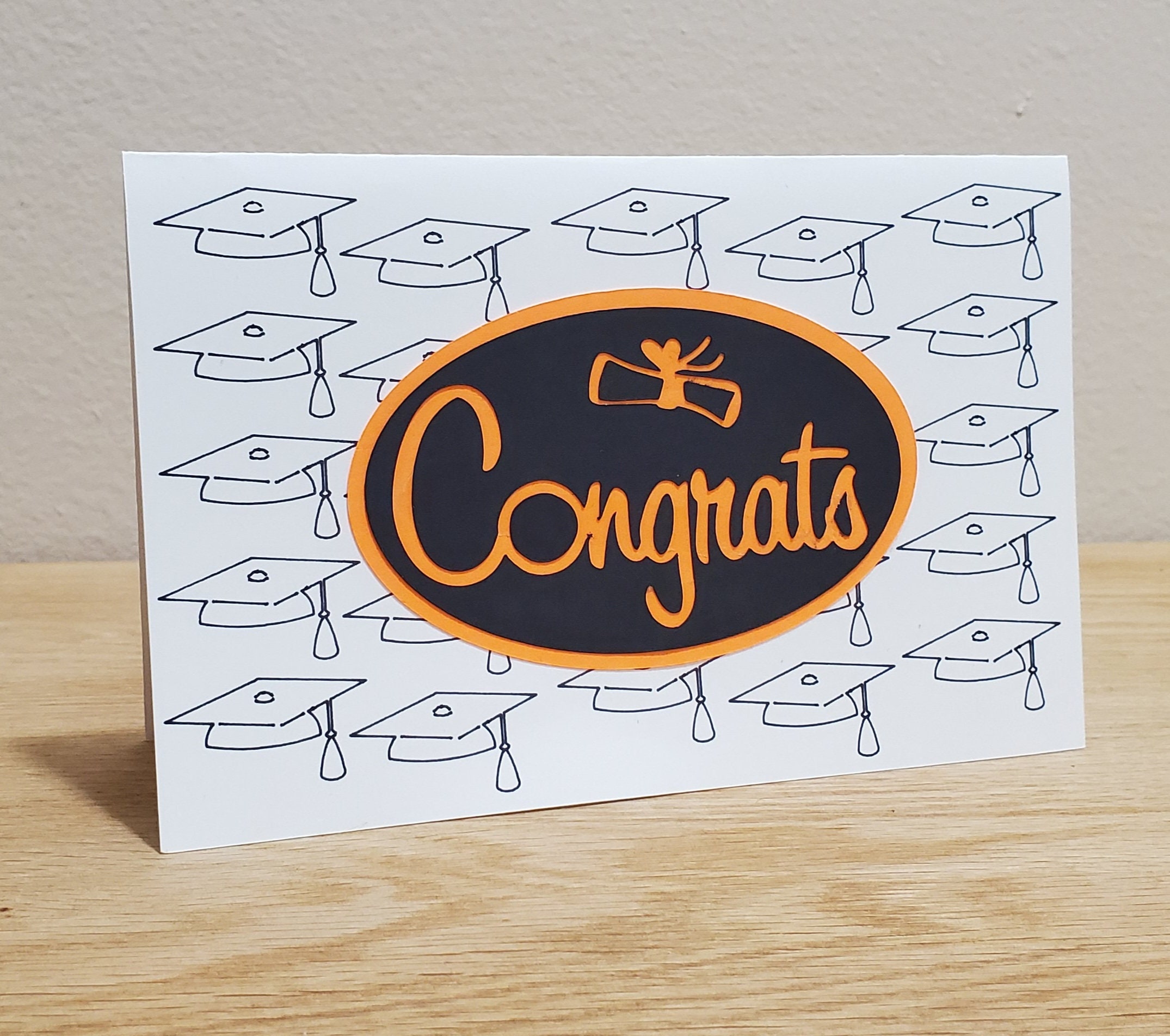 Many Hats | Graduation Card | Papercut - Etsy