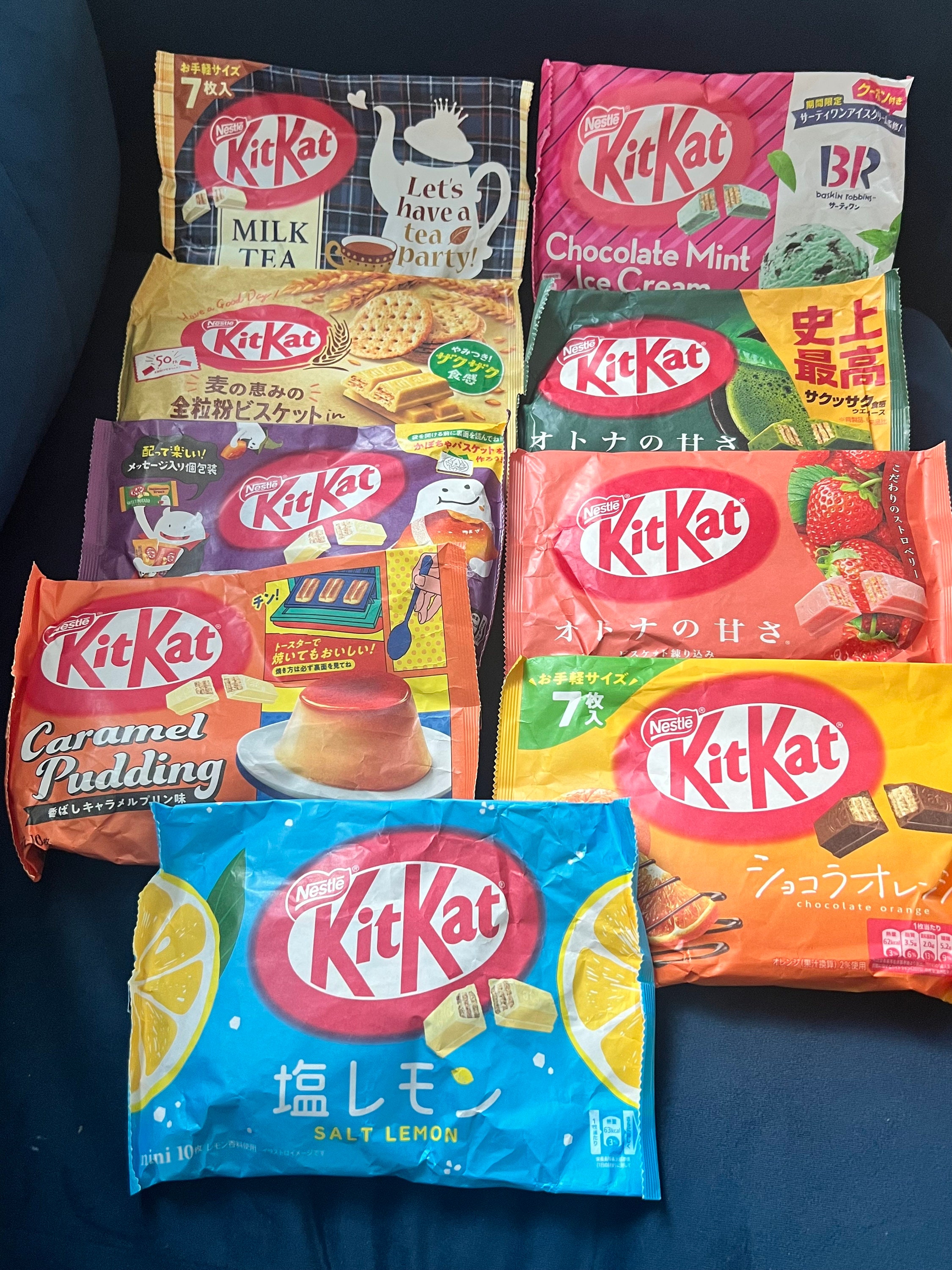 Japanese Kit Kat Bundle! 9 Unique Flavours! 9 Multi Packs! 84 Bars ...