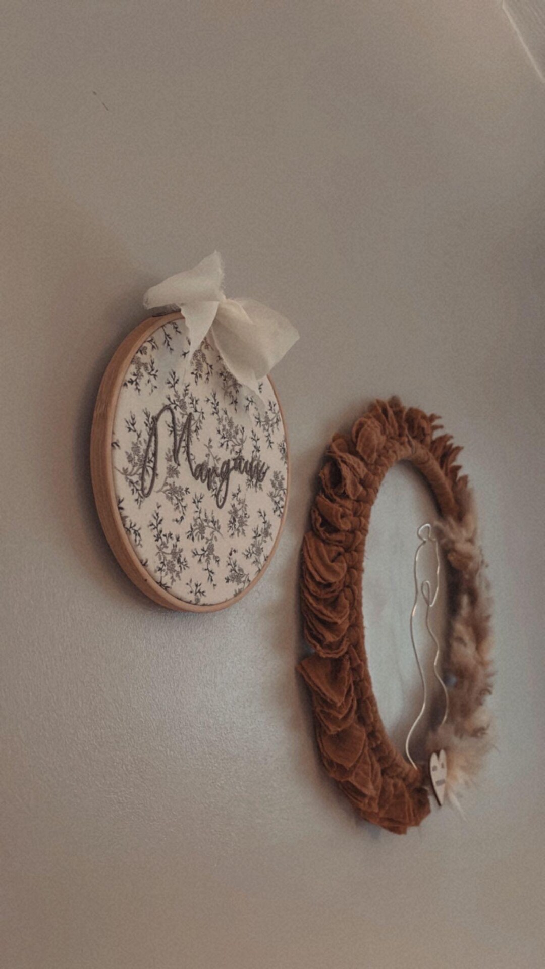 Personalized Embroidered Tambourine With Name. Nursery Decoration, Baby ...