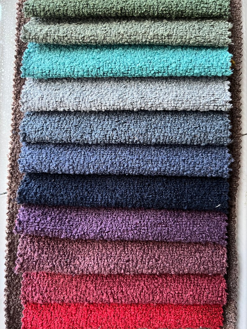 Soft Boucle Upholstery Fabric: 36 Colors, Elegant Home Decor, by the ...