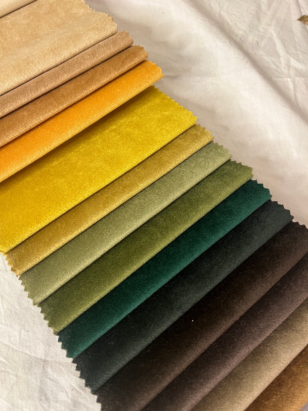 48 Colors Luxury Heavy Upholstery Velvet Print Fabric by the Yards ...