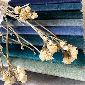 Luxury Velvet Upholstery Fabric: 48 Colors, Elegant Home Decor, by the ...