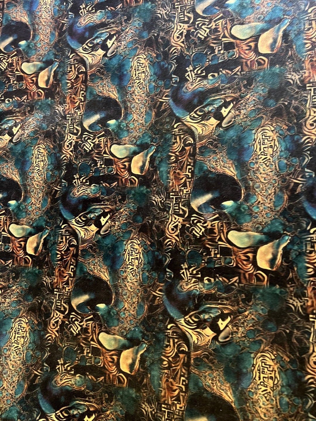 3D Women Face Pattern Upholstery Velvet Print Fabric by the Yards, Art ...