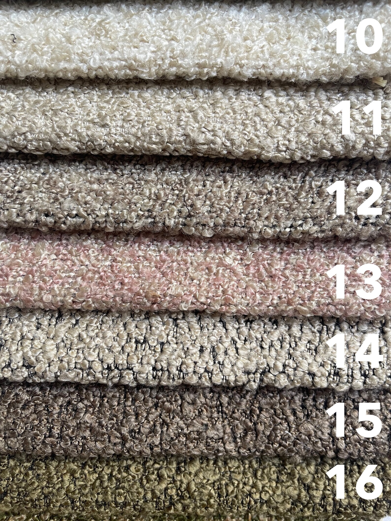 23 Colors Heavy Elegant Upholstery Boucle Fabric by the Yards - Etsy