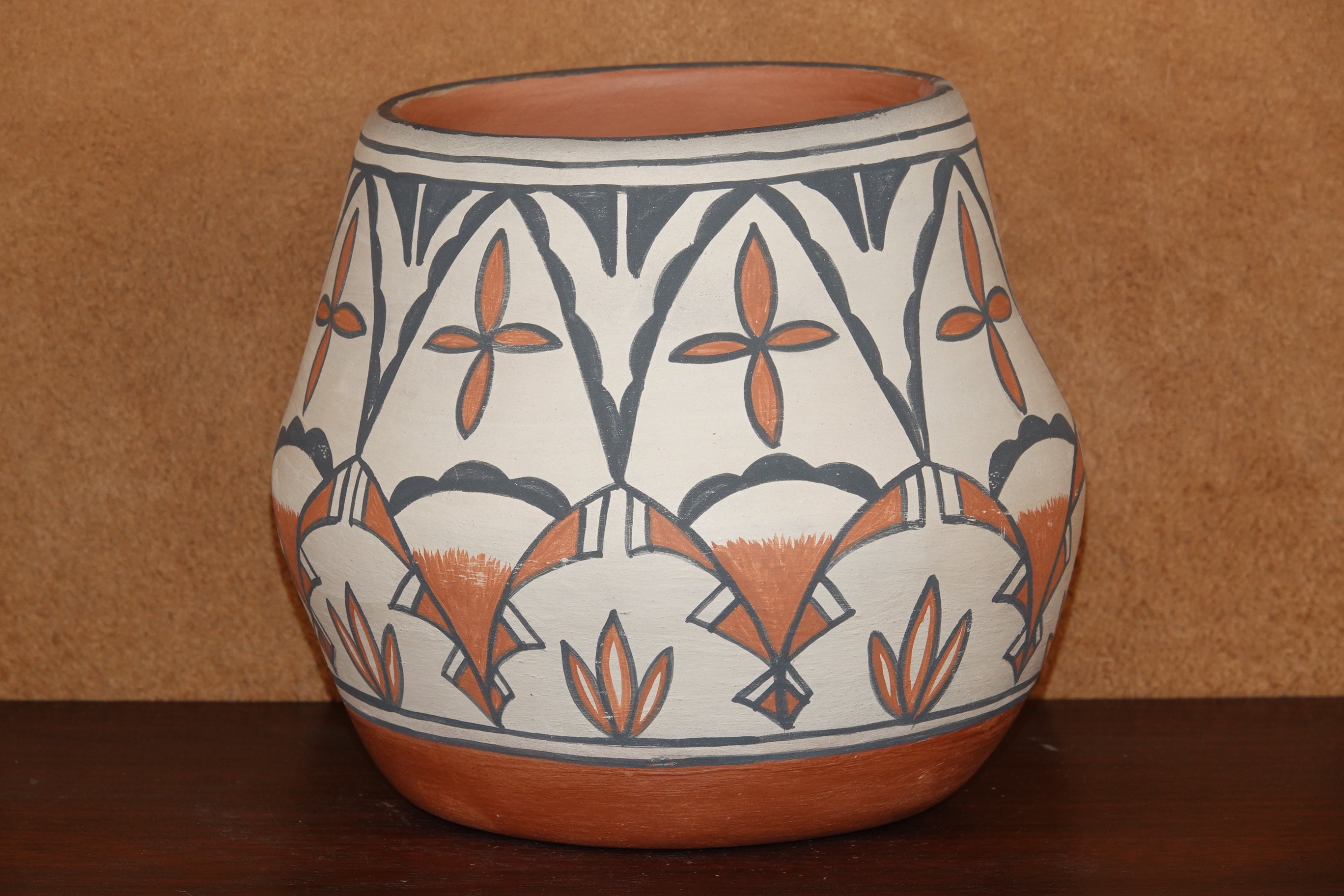 SDP Style Pot by Xavier Lucero, Jemez Pueblo 6.5" Diameter - Etsy