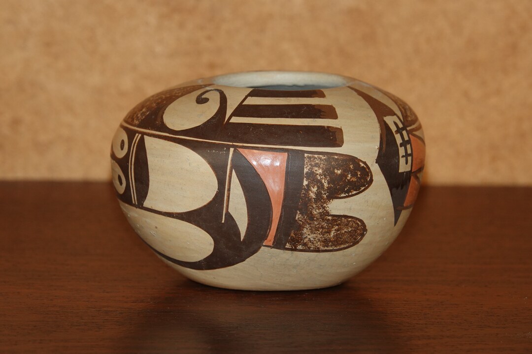 Hopi Pot by Jenell Nampeyo, 2" Tall, 3" Diameter - Etsy