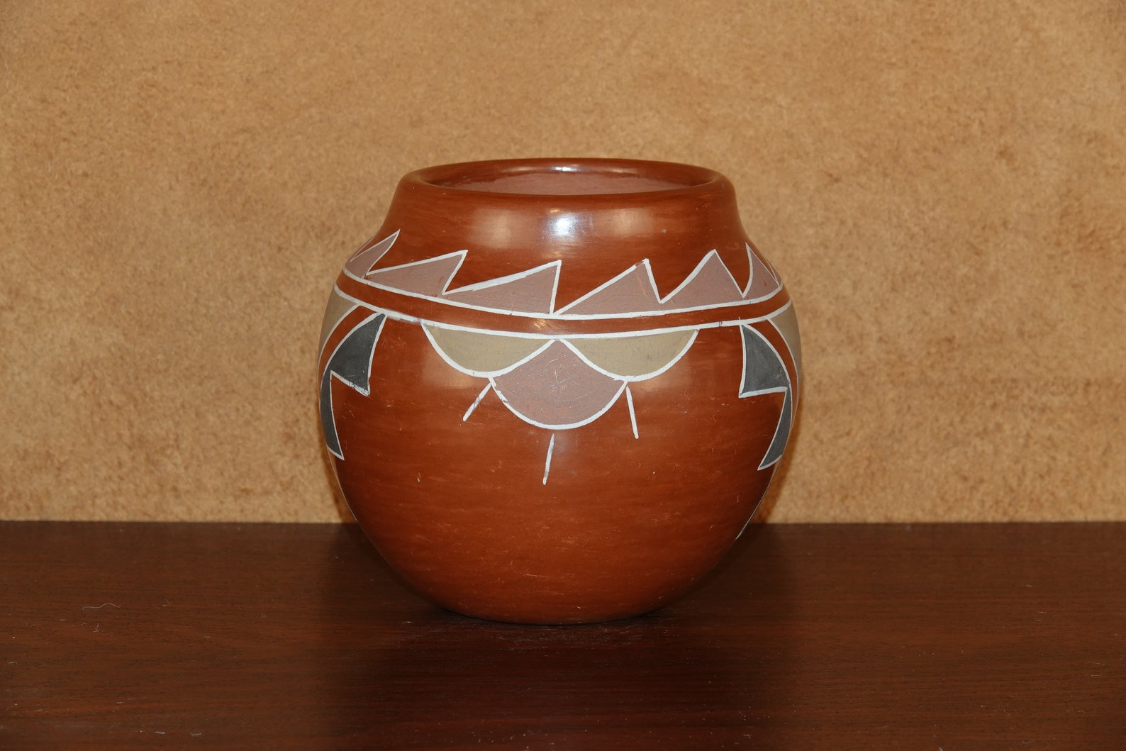 Vintage Santa Clara Pueblo Pot by Flora Naranjo (1914-2000) 4.5 ...
