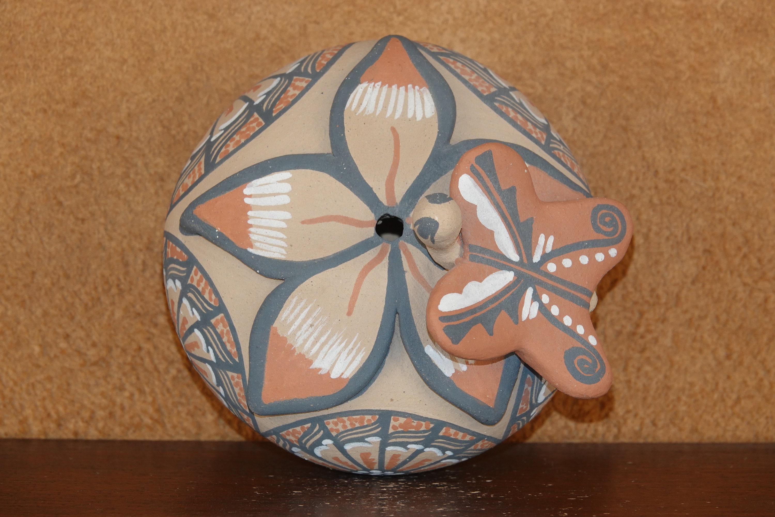 High Relieve Butterfly Pot, by BJ Toya of the Jemez Pueblo, Great ...