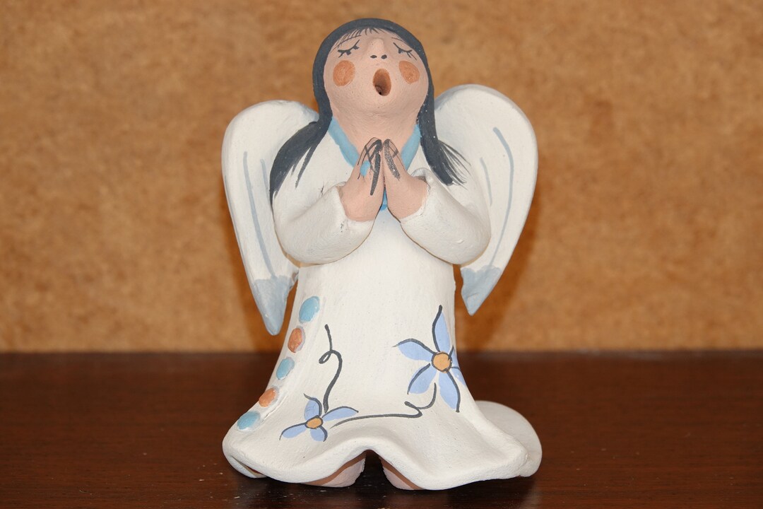 3" Tall Christmas Angel Storyteller by Mary Lucero, Jemez Pueblo ...