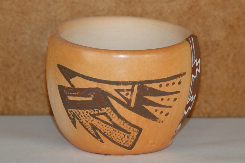 Vintage Hopi Pot Incised With a Sunface and Other Designs, by Harrison ...