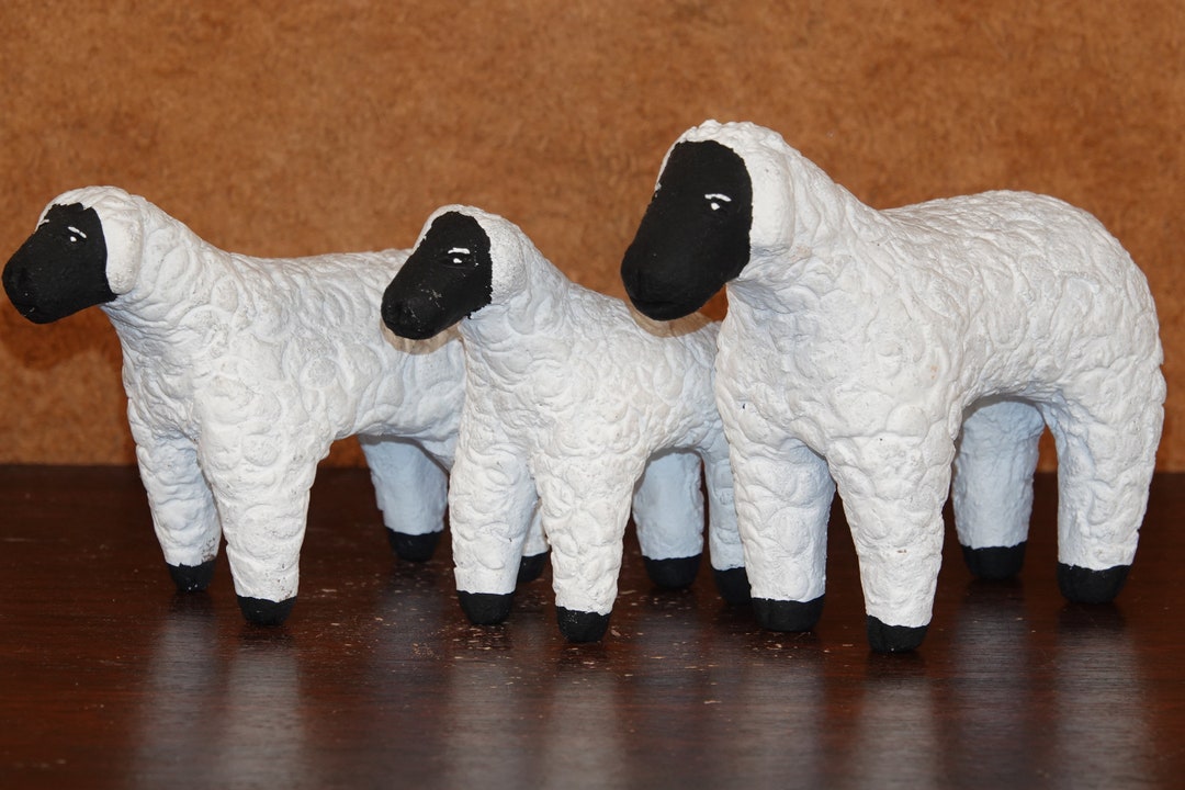 3 Native American Made Sheep, Signed JBB, '08 - Etsy