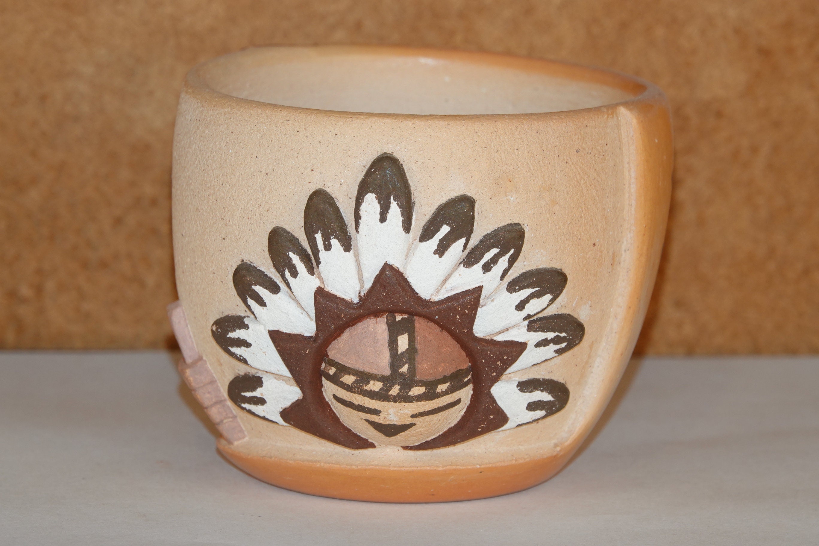 Vintage Hopi Pot Incised With a Sunface and Other Designs, by Harrison ...
