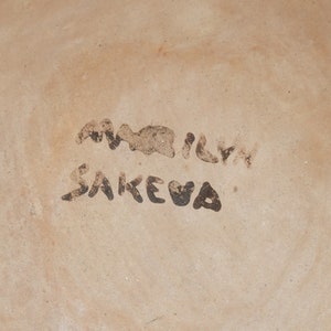 Hopi Saucer Shaped Pot by Marilyn Sakeva, 3.75" Diameter - Etsy