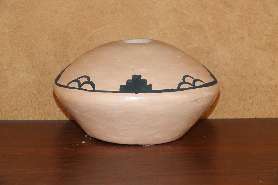 Large Native American Hand Coiled Seed Pot Style Pot, 6.5" Diameter! - Etsy