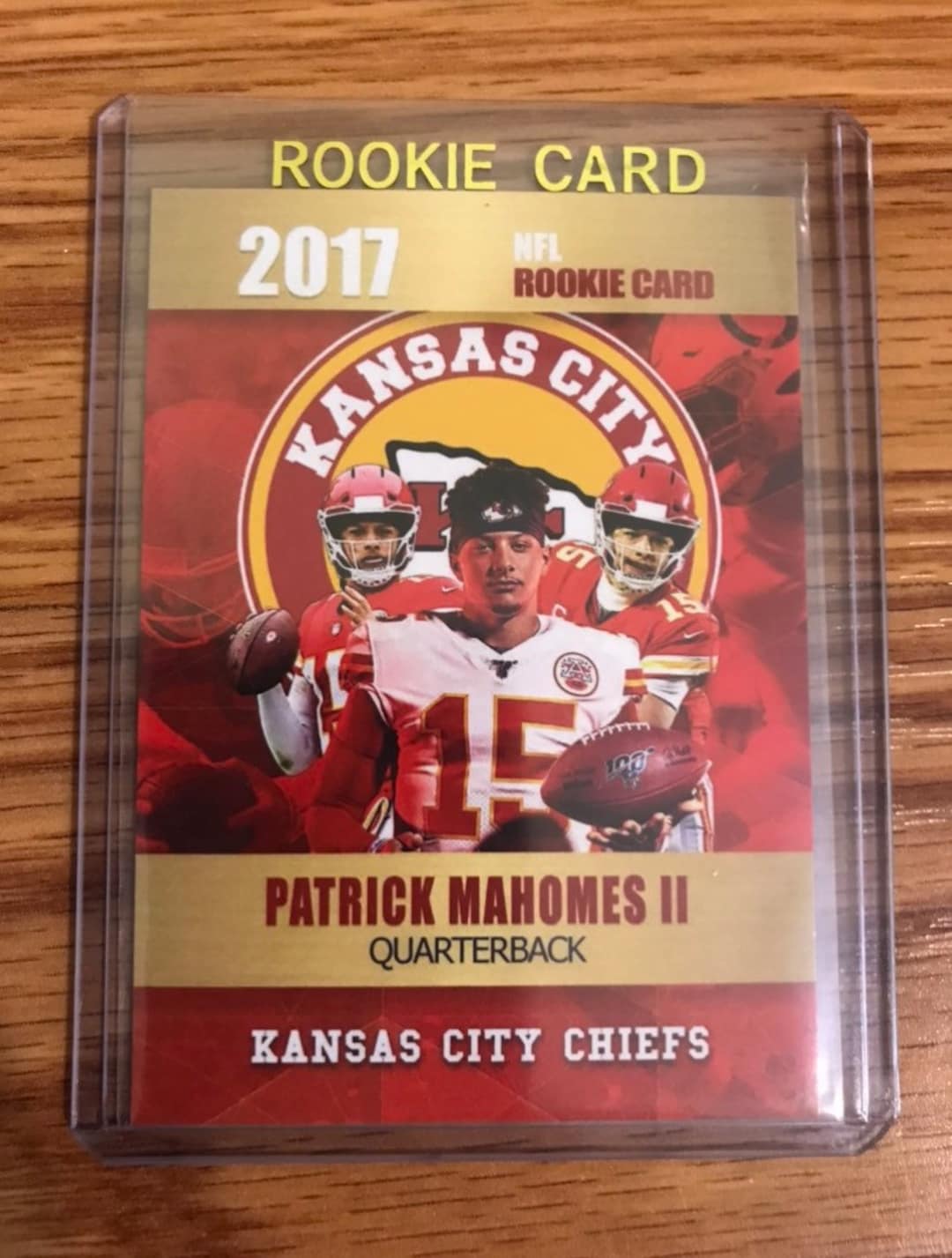 2017 Patrick Mahomes Rookie Phenoms Gold Platinum RC /2000 - Etsy