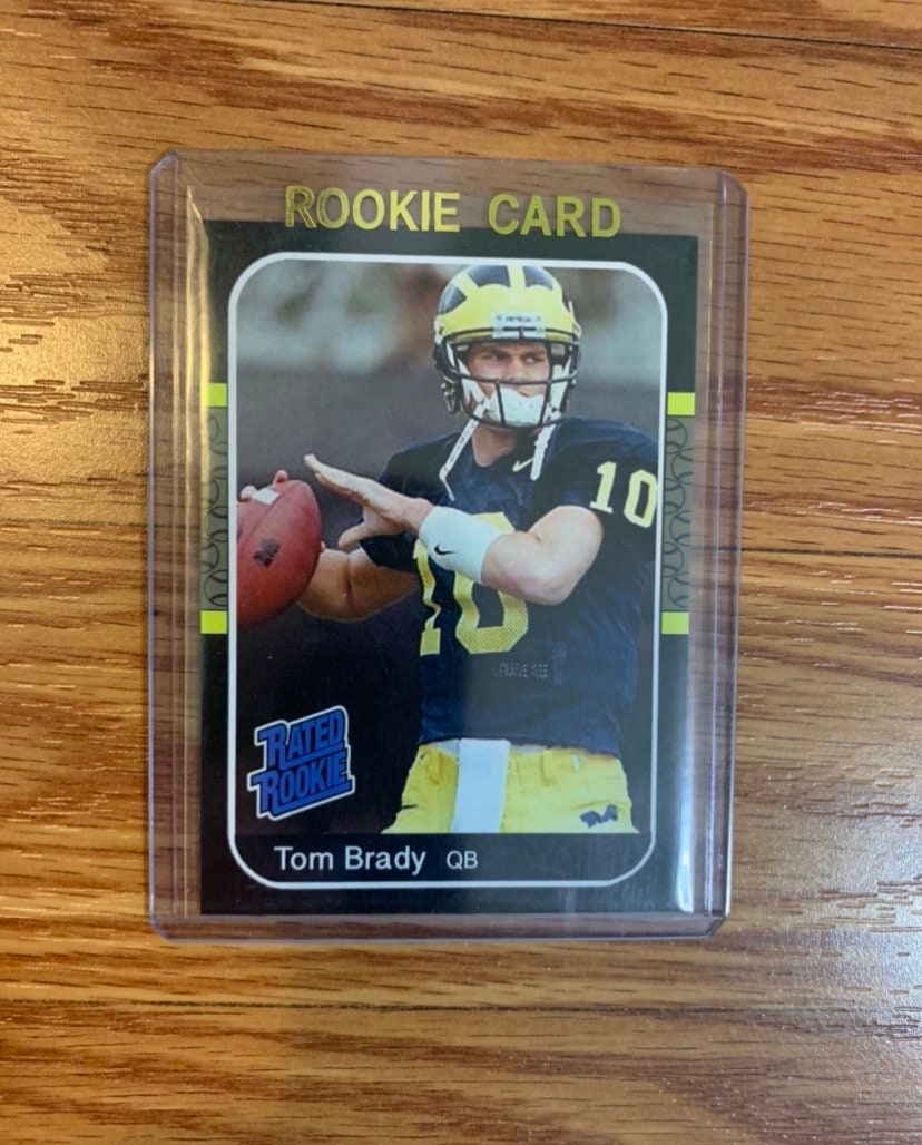 Tom Brady 2000 ACEO Rookie Card New England Patriots Michigan ...