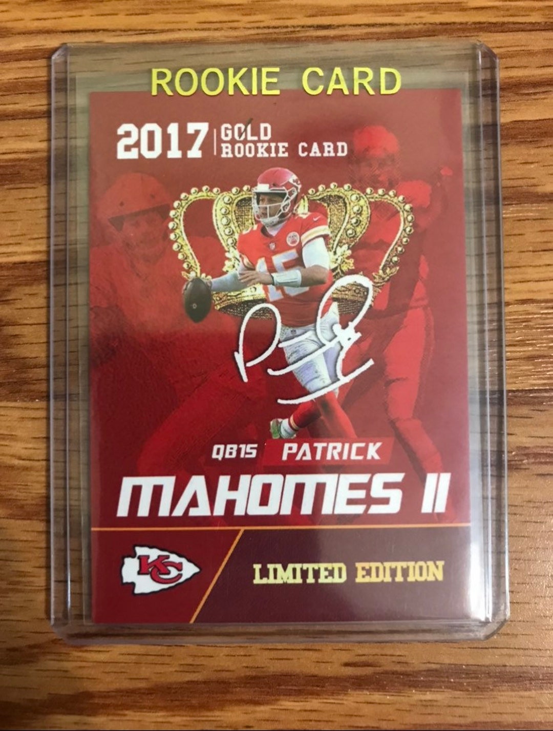 2017 Patrick Mahomes Rookie Gems Limited Edition Gold Rookie RC - Etsy