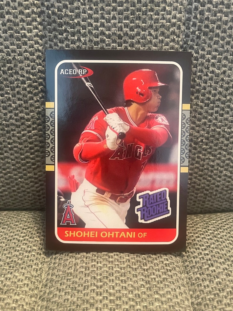 2018 Shohei Ohtani Rated Rookie ACEO RC Angels Dodgers MVP - Etsy