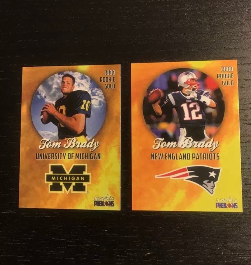 1999/2000 Tom Brady Rookie Phenoms Gold Limited Edition RC Lot of 2 - Etsy