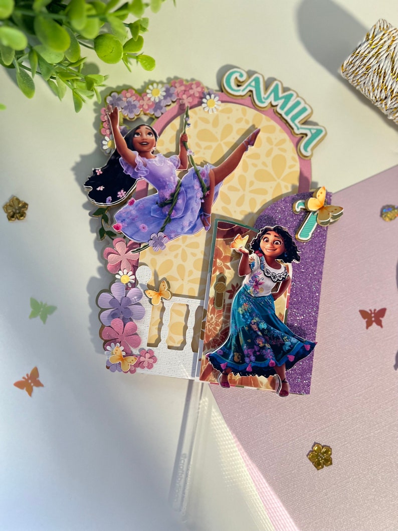 Encanto Cake Topper, Isabella Cake Topper, Mirabel Cake Topper, Encanto ...