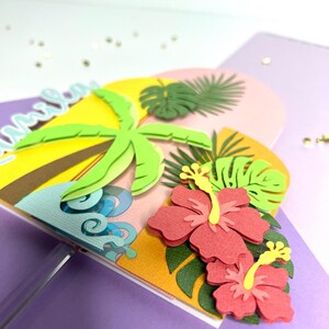 Tropical Cake Topper, Tropical Birthday Party, Tropical Party ...