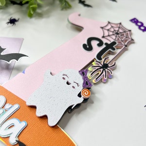 Halloween Cake Topper, Ghost Birthday Theme, Halloween Birthday Party ...