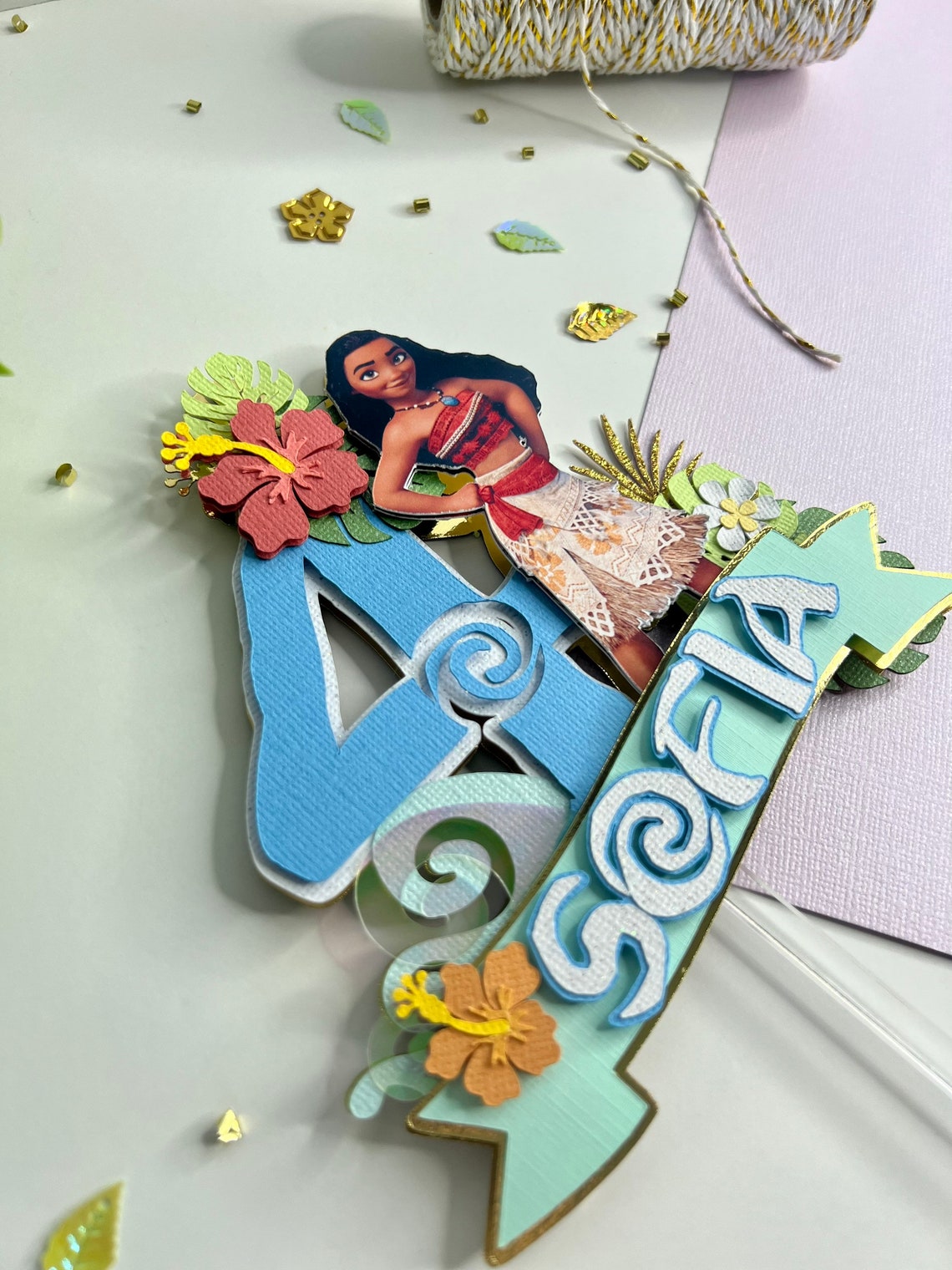 Moana Cake Topper, Moana Birthday Theme, Moana Birthday Party, Moana ...