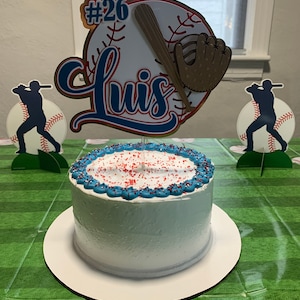 Baseball Cake Topper, Baseball Birthday Party, Baseball Party ...