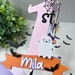 Halloween Cake Topper Ghost Birthday Theme Halloween - Etsy