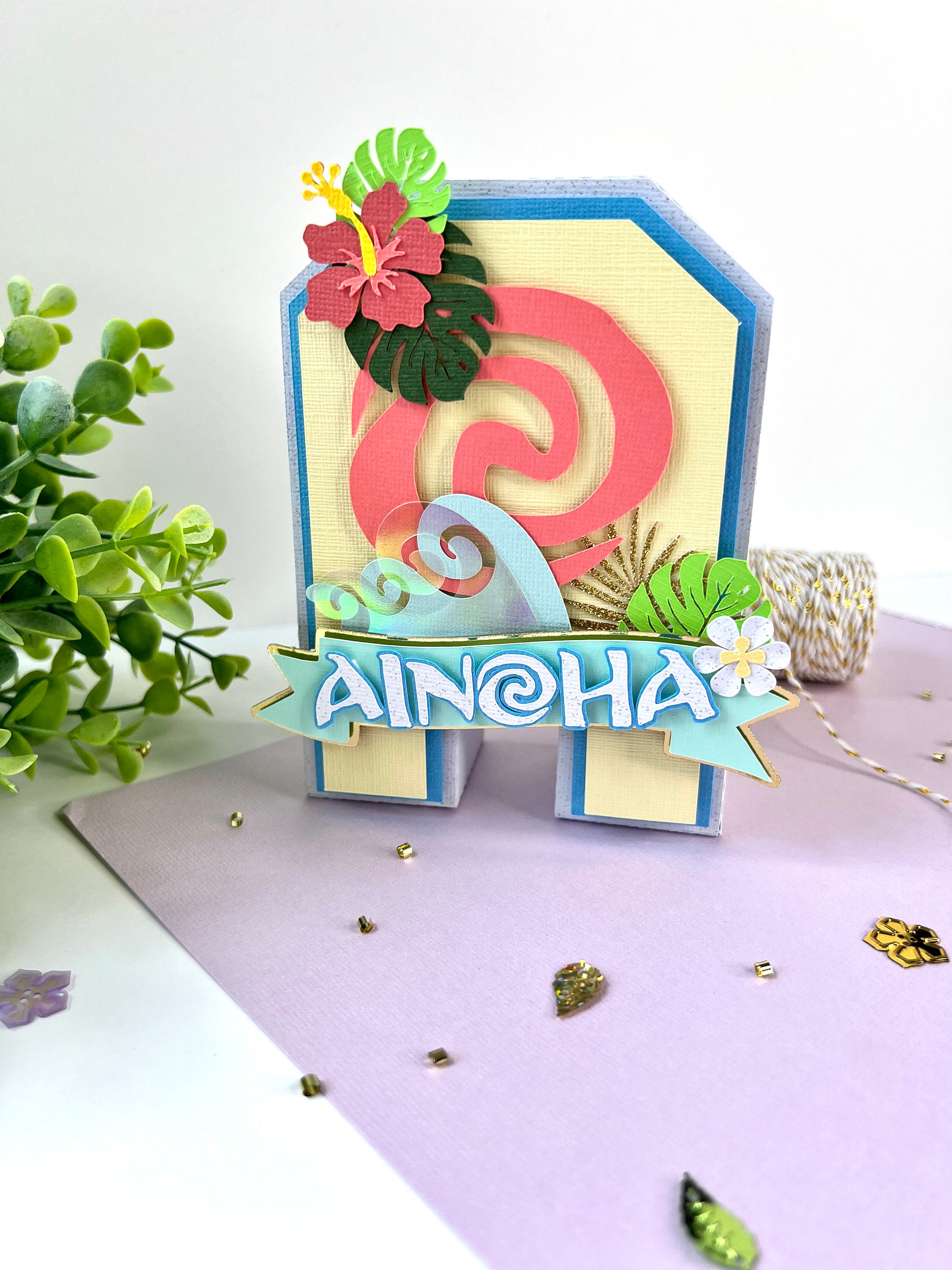 Moana 3D Letter, Moana Birthday, Moana Birthday Party, Moana Party ...