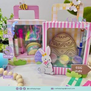 Acrylic Paint Box and Activity Coloring Box | SVG and .studio Files ...