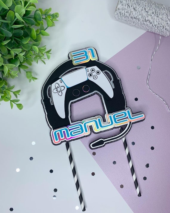 Playstation Cake Topper Playstation Birthday Party | Etsy