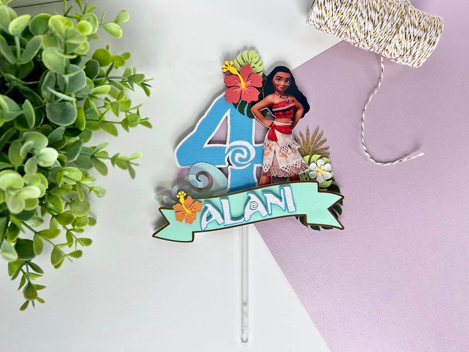 Moana Cake Topper Moana Birthday Theme Moana Birthday Party - Etsy UK
