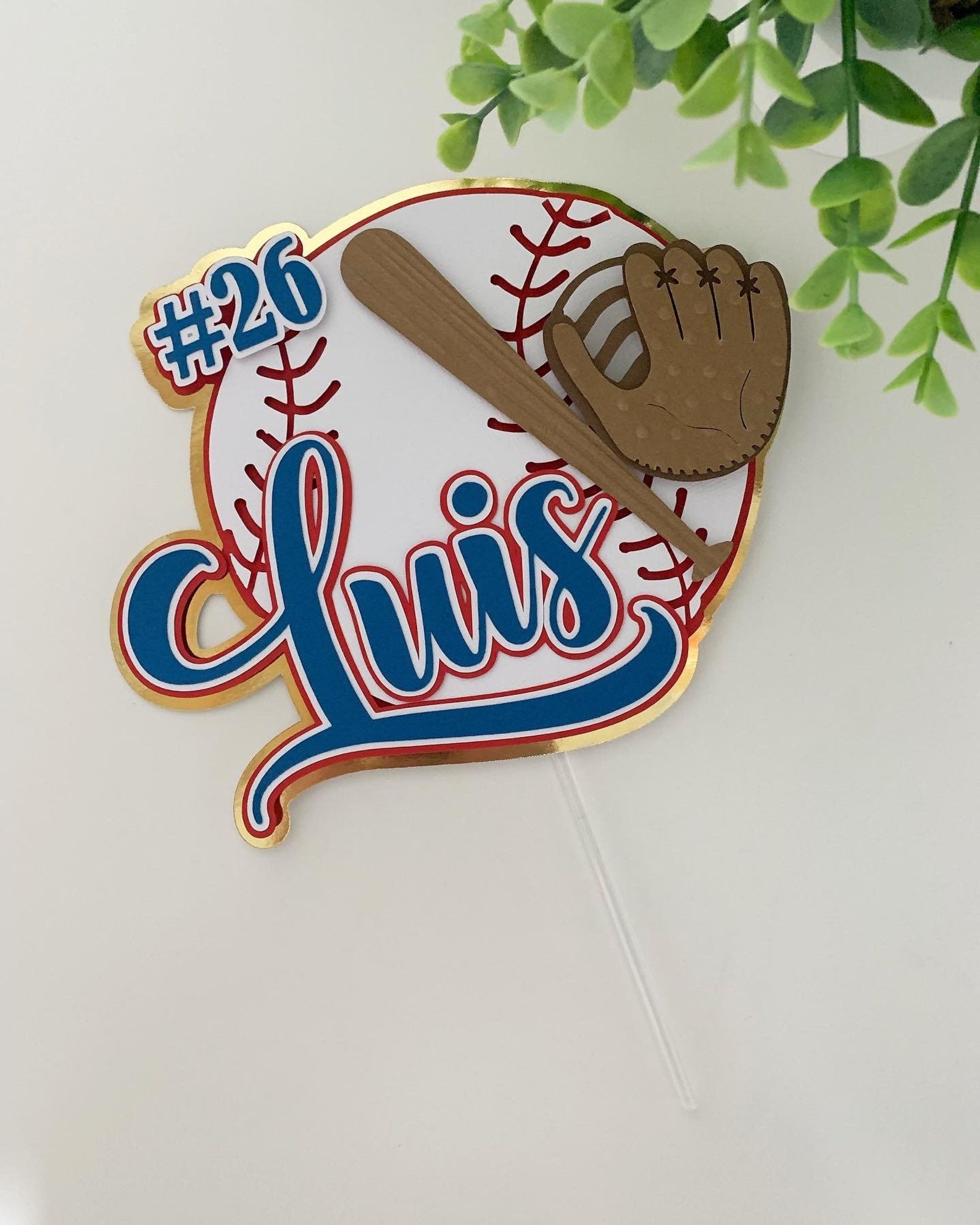 Baseball Cake Topper, Baseball Birthday Party, Baseball Party ...