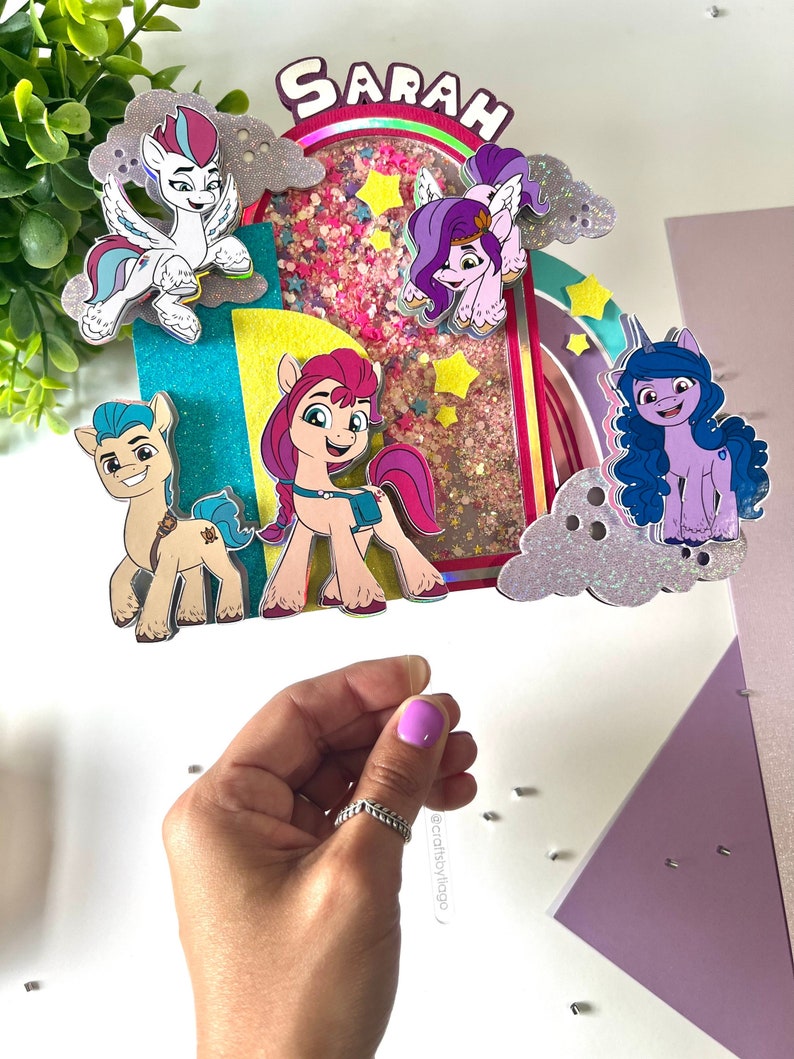 My Little Pony Cake Topper, My Little Pony Birthday Party, My Little ...