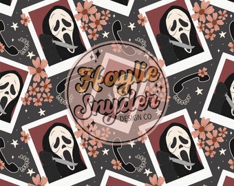 Ghostface Seamless Pattern - Etsy