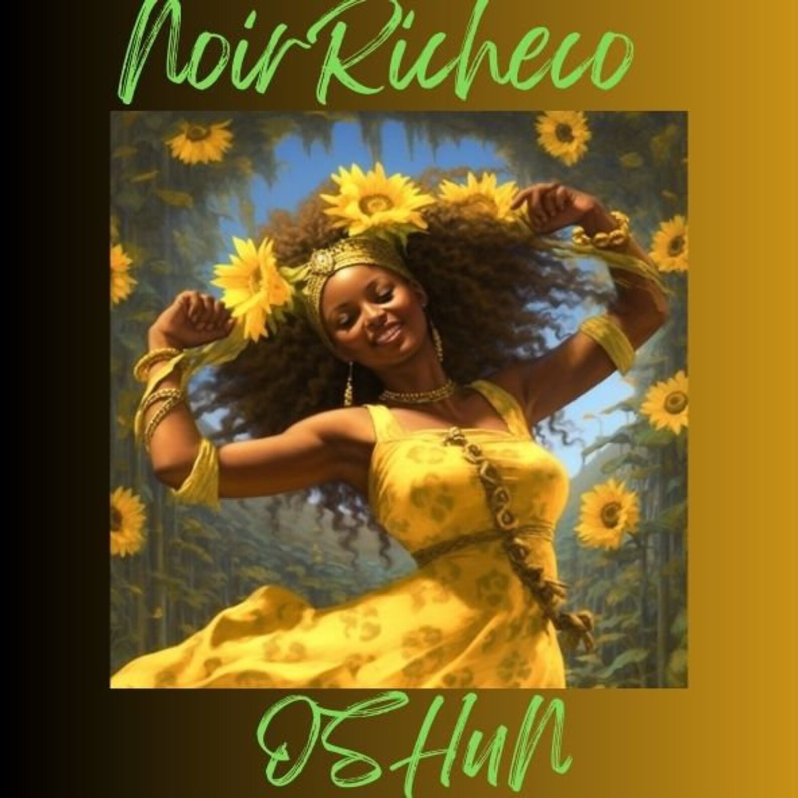 Oshun Digital Download & Clip Art Magic AI Generated Art Print ...