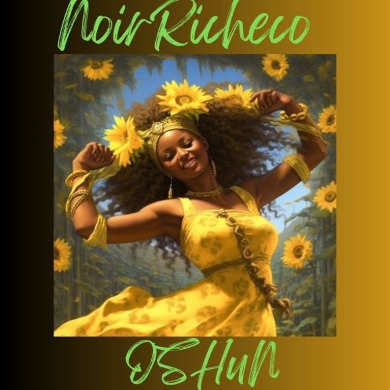 Oshun Digital Download & Clip Art Magic AI Generated Art Print ...