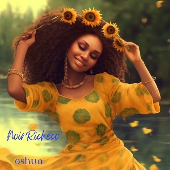 Oshun Digital Download & Clip Art Magic AI Generated Art Print ...