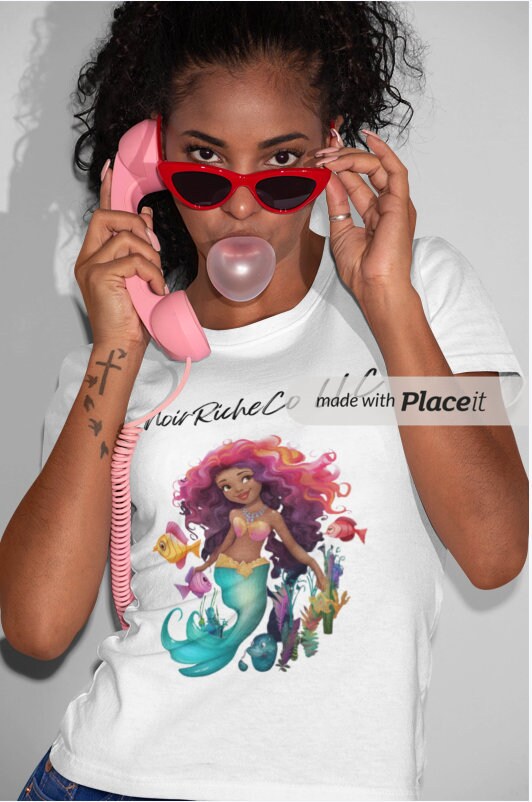 Cute African American Mermaids Clip Art Mermaid Clipart Digital ...