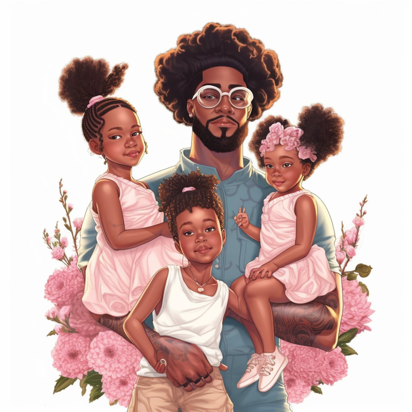 Mothers Day (5) Clipart, Black Family, African American Clipart, Family ...