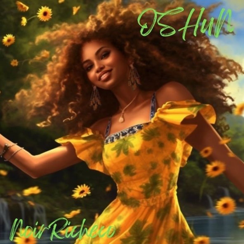 Oshun Digital Download & Clip Art Magic AI Generated Art Print ...