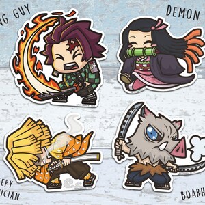 Demon Slayin Sticker Pack | Demon Fighting Slayers | Patreon | Stickers ...