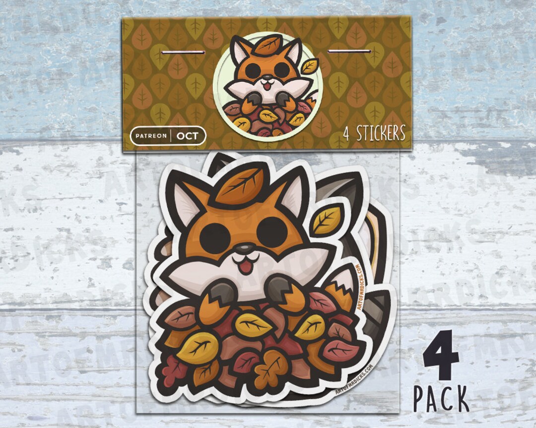 Cute Critters Sticker Pack | Fall Animals | Patreon | Stickers - Etsy